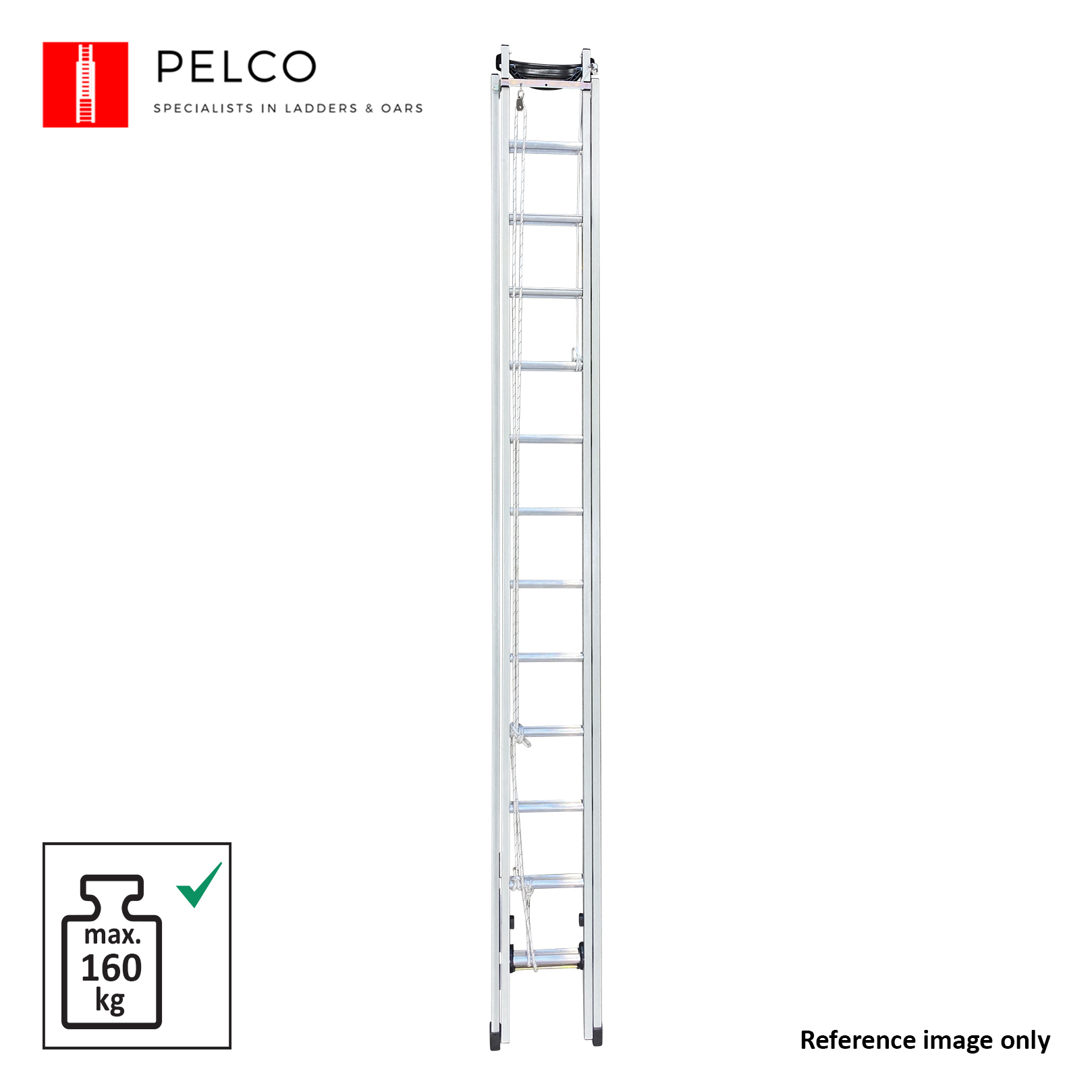 Pelco Industrial Fibreglass Extension Ladder 2.4m - 3.9m-GRE24B ...
