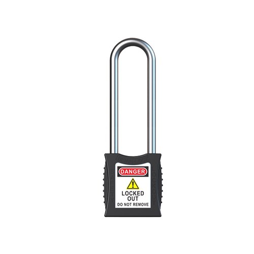 Engineering Padlock Long Shackle Key A like - Black-201LKA-BK ...